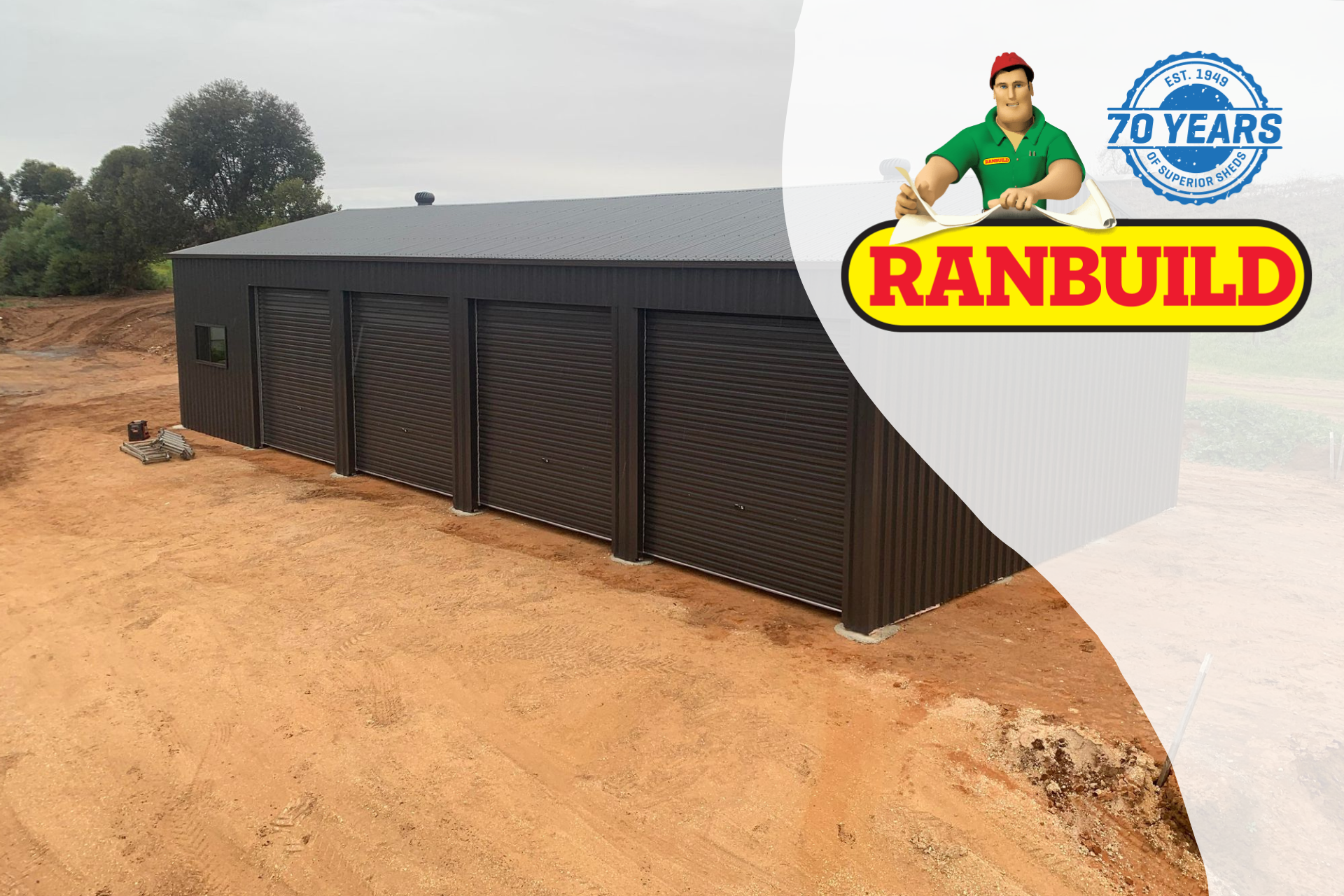 Ranbuild modern - Riverland Sheds